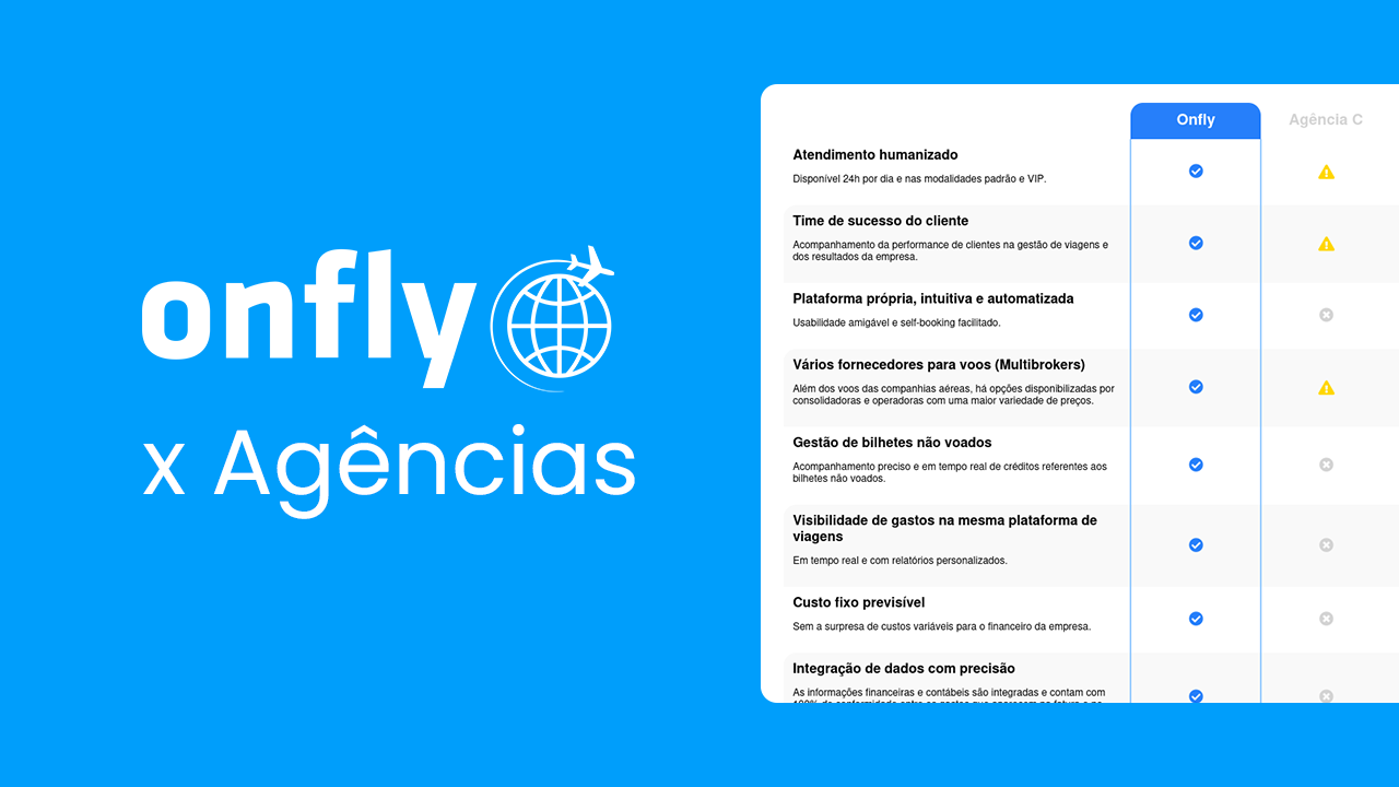 Como comparar agências de viagens corporativas | Onfly
